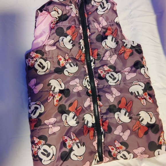 Disney | Jackets & Coats | Disney Kids Vest Pink And Black | Poshmark